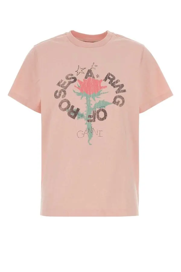 GANNI Light Cotton Oversize T-shirt
