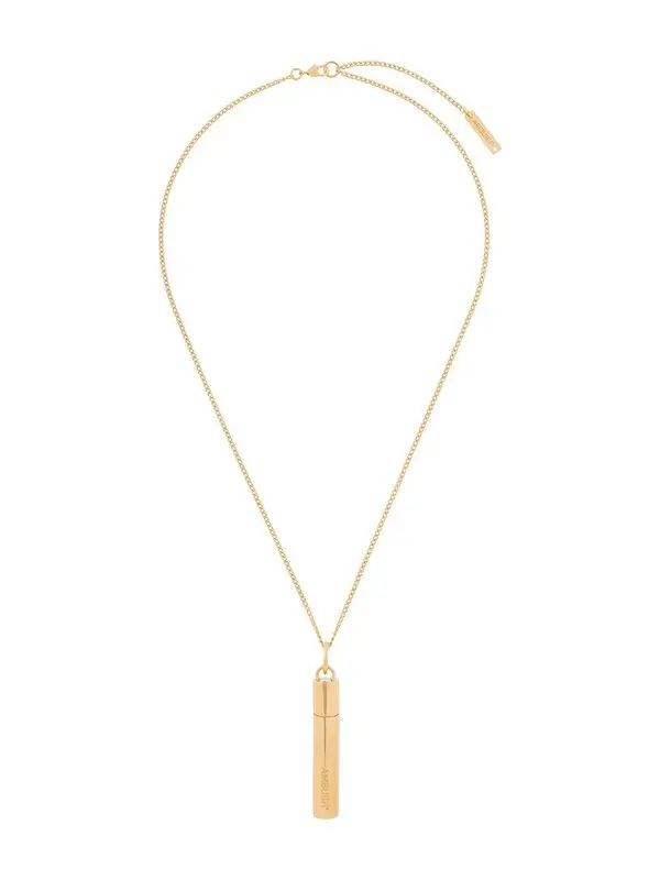 AMBUSH Necklace With Pendant - Silver