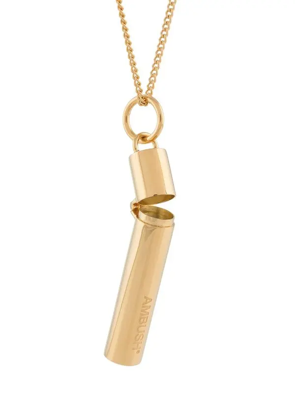 AMBUSH Necklace With Pendant - Silver
