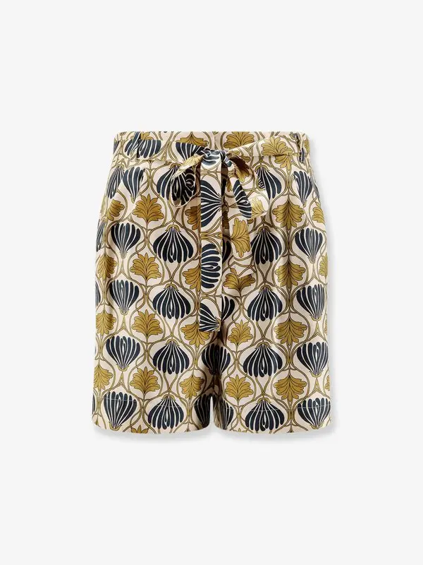 Max Mara Metello Silk Shorts - Multicolor