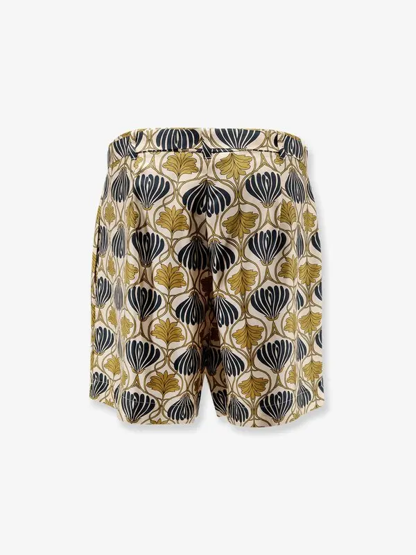 Max Mara Metello Silk Shorts - Multicolor
