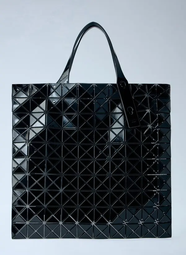 Issey Miyake Geometric Paneled Tote Bag - Black