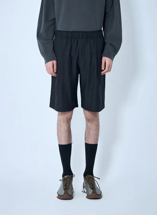 Our Legacy Elasticated Waist Leisure Shorts - Black
