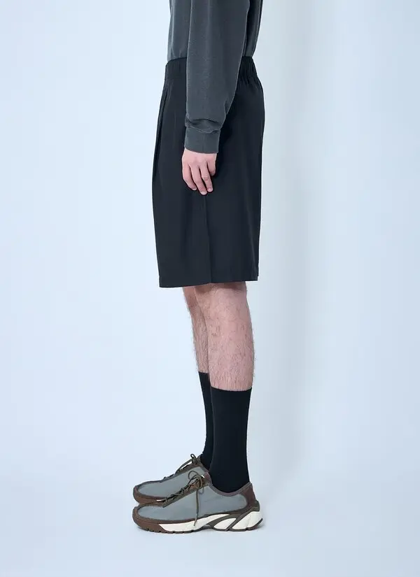 Our Legacy Elasticated Waist Leisure Shorts - Black