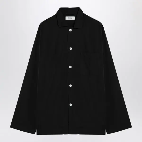 TEKLA Pyjama Shirt - Black
