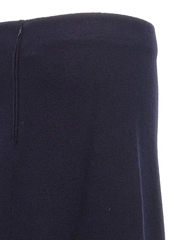 JIL SANDER Long Wool Skirt