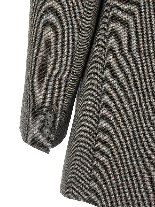 Stella McCartney Single-breasted Micro Houndstooth Blazer