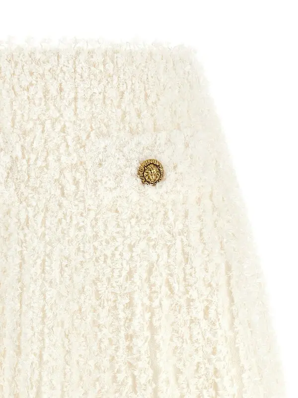 Balmain Plumetis Tweed Mini Skirt