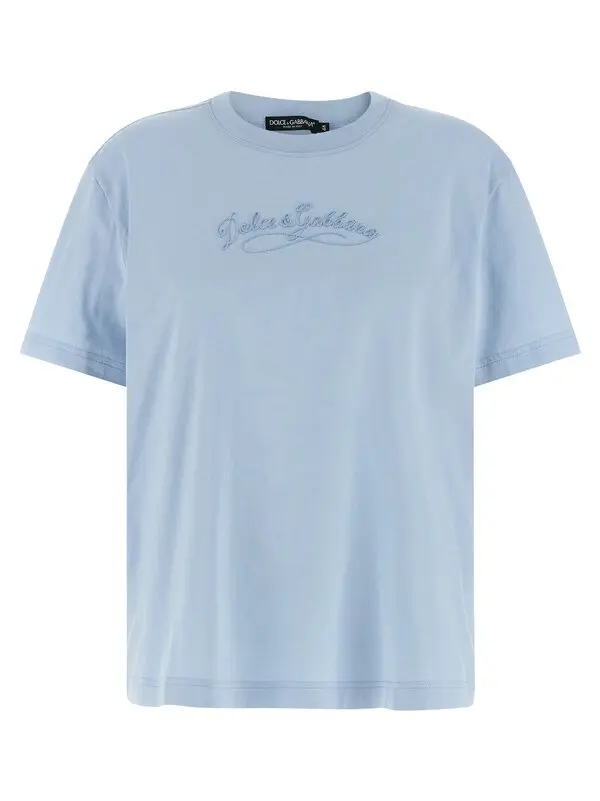 Dolce & Gabbana Embroidered Cotton T-shirt
