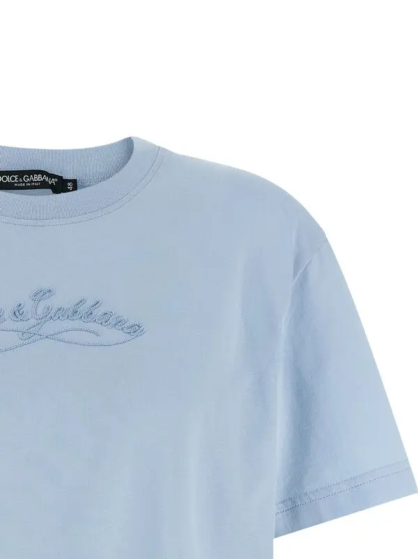 Dolce & Gabbana Embroidered Cotton T-shirt