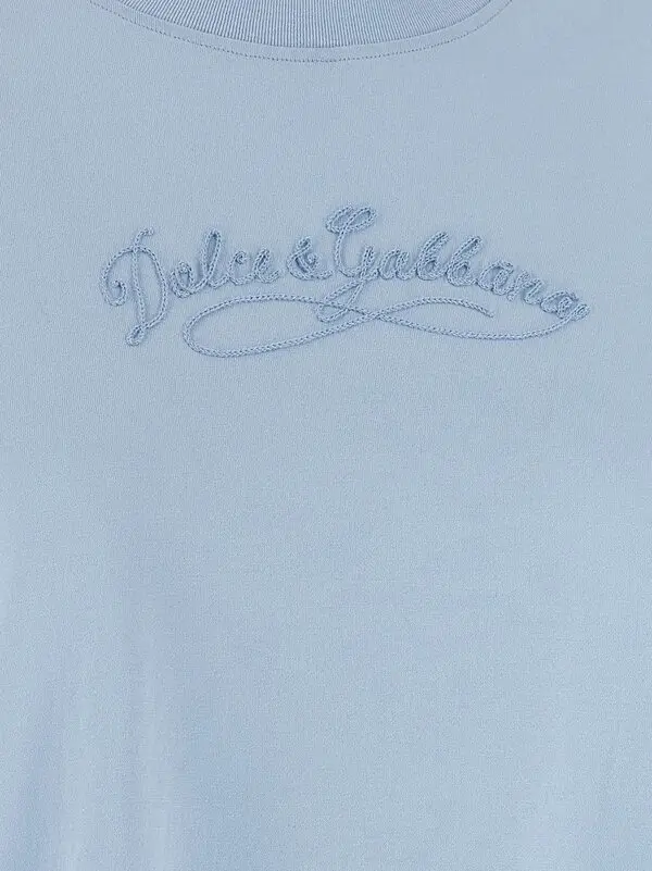 Dolce & Gabbana Embroidered Cotton T-shirt