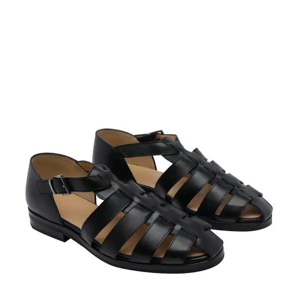 Paraboot Woven Leather Sandals