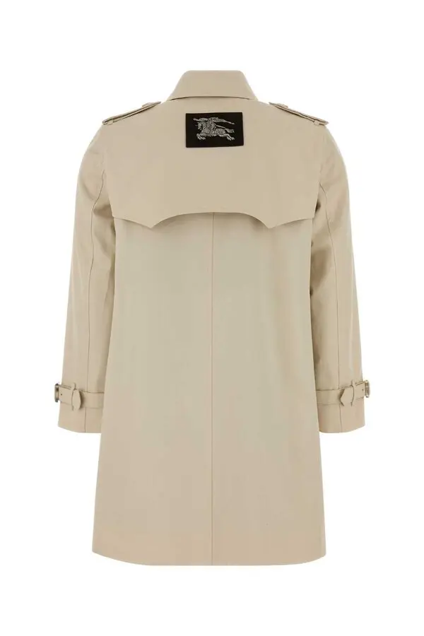 Burberry Sand Gabardine Trench Coat