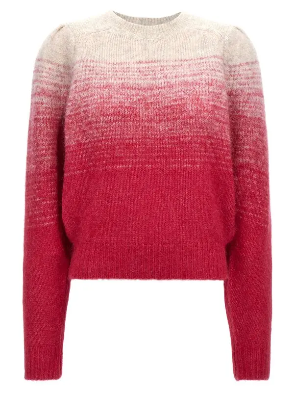 Isabel Marant Étoile Peytona' Ombre Alpaca Blend Crew Neck Sweater - Pink