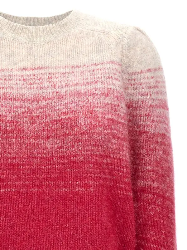 Isabel Marant Étoile Peytona' Ombre Alpaca Blend Crew Neck Sweater - Pink