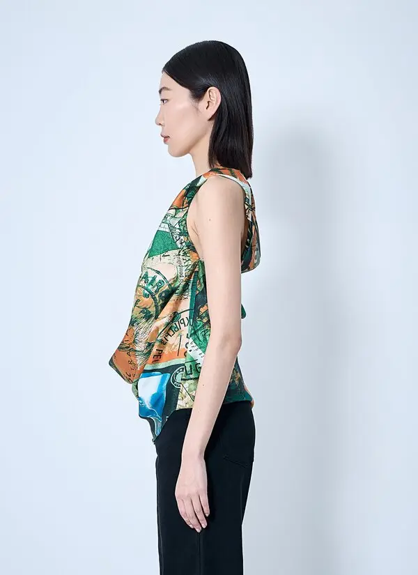 KIKO KOSTADINOV Silk Blouse With All-over Print