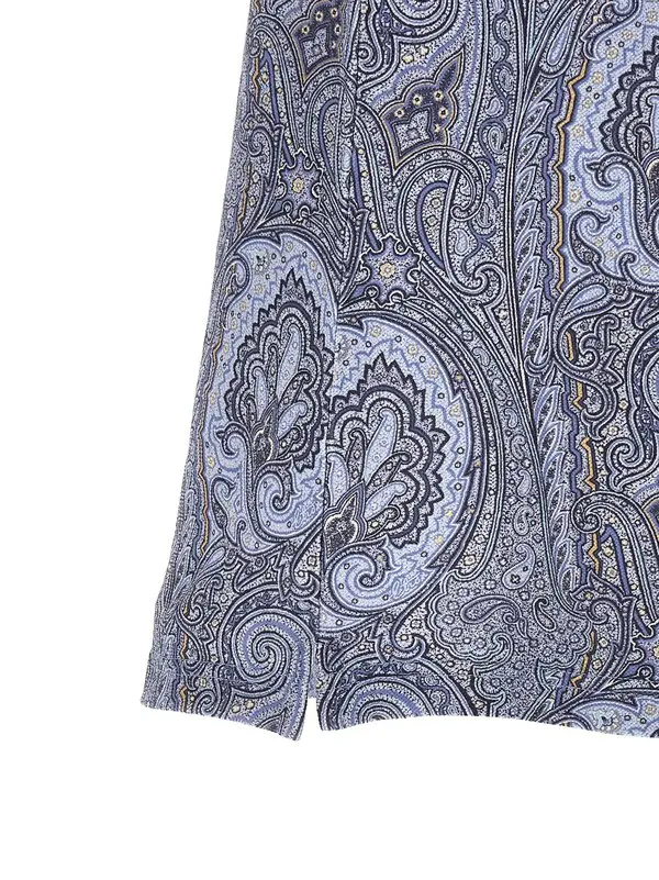 Etro Arnica Paisley' Polo Shirt - Blue