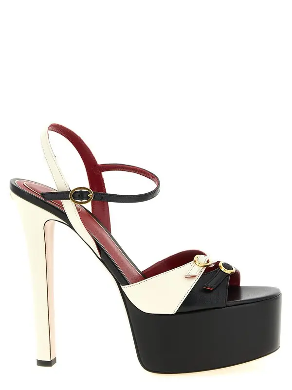 Valentino Garavani Two-tone Platform Sandals - Multicolor