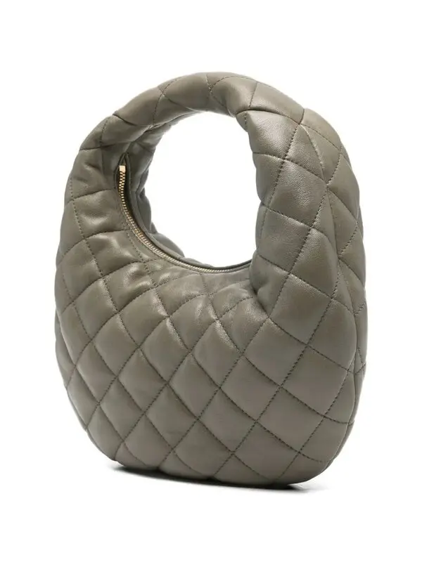 Saint Laurent Quilted Nappa Hobo Bag - Green