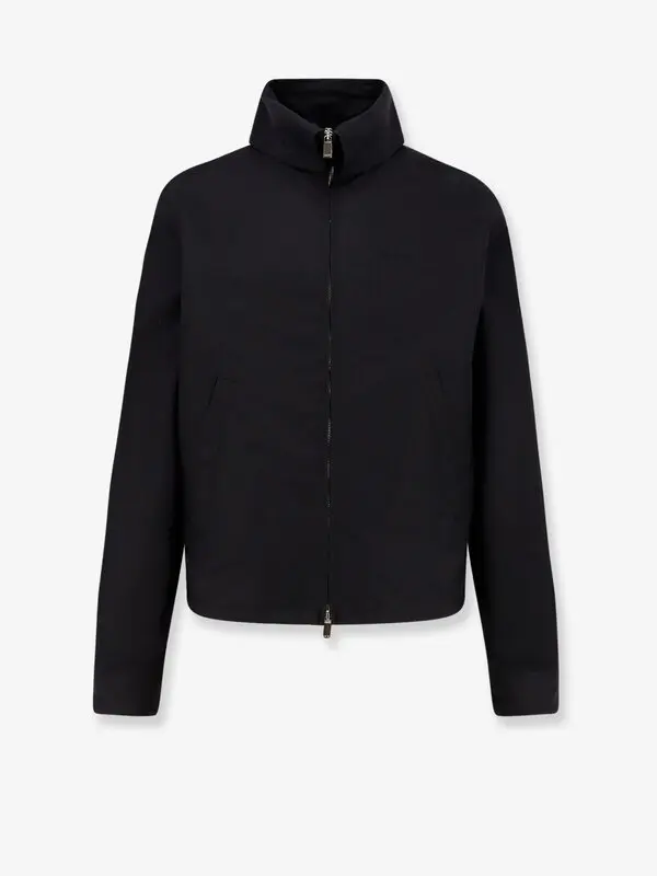 Dior Black Cotton Blend Satin Jacket - Multicolor