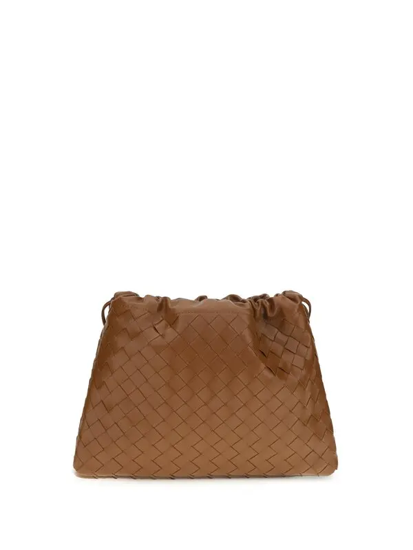 Bottega Veneta Medium Clutch Bag - Brown