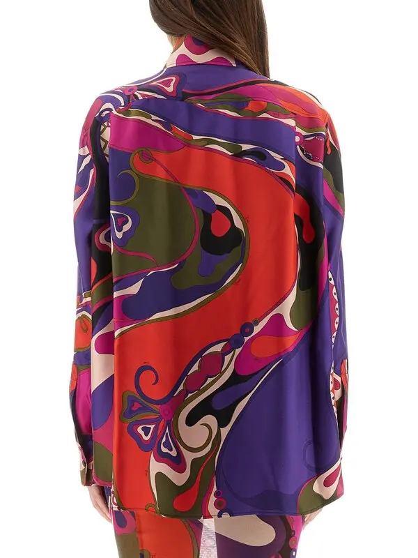 Emilio Pucci Printed Silk Shirt - Multicolor