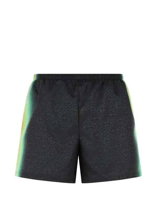 Casablanca Monogrammed Swimsuit With Side Print