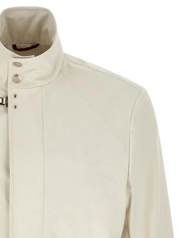 Brunello Cucinelli Waterproof Technical Fabric High Neck Jacket - Multicolor