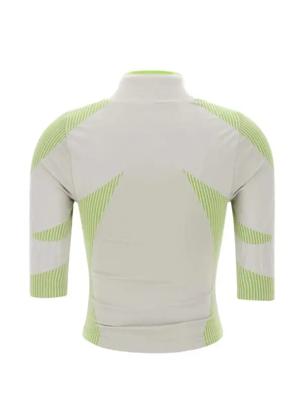 Casablanca Half-zip Top With Logo Detail