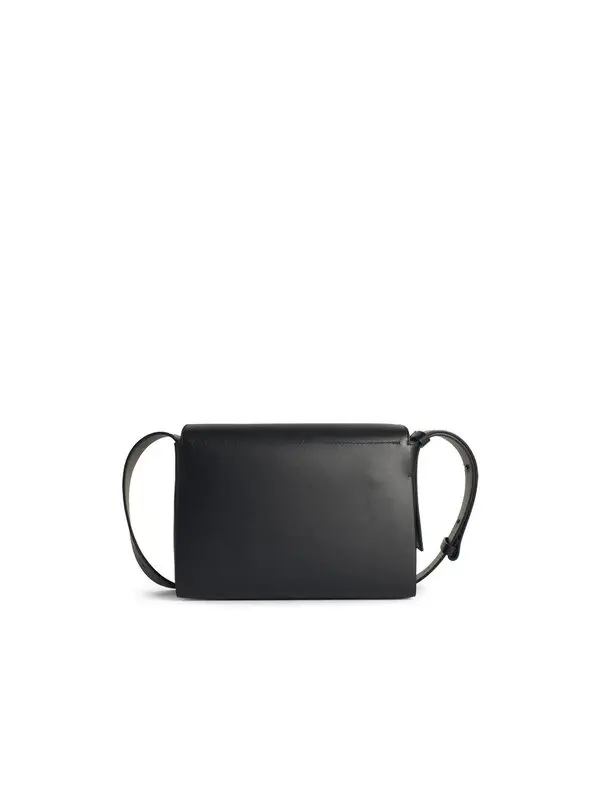JIL SANDER Small Leather Messenger Bag