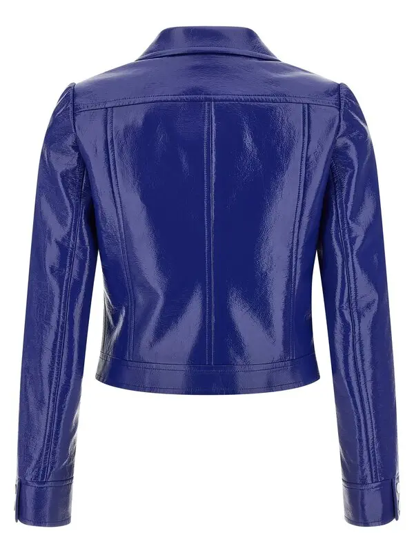 COURREGES Re-edition Vinyl Jacket - Blue