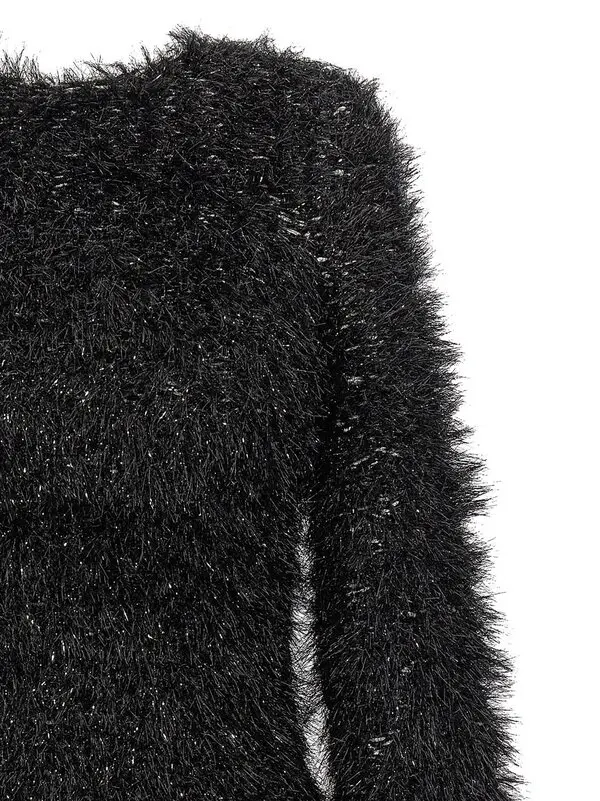 Victoria Beckham Cut-out Lurex Sweater