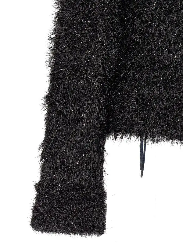 Victoria Beckham Cut-out Lurex Sweater