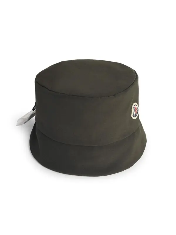 Moncler Reversible Quilted Nylon Bucket Hat - Green