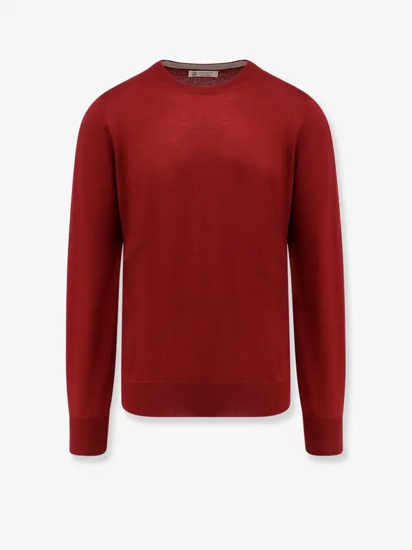 Brunello Cucinelli Cashmere And Silk Crew Neck Sweater