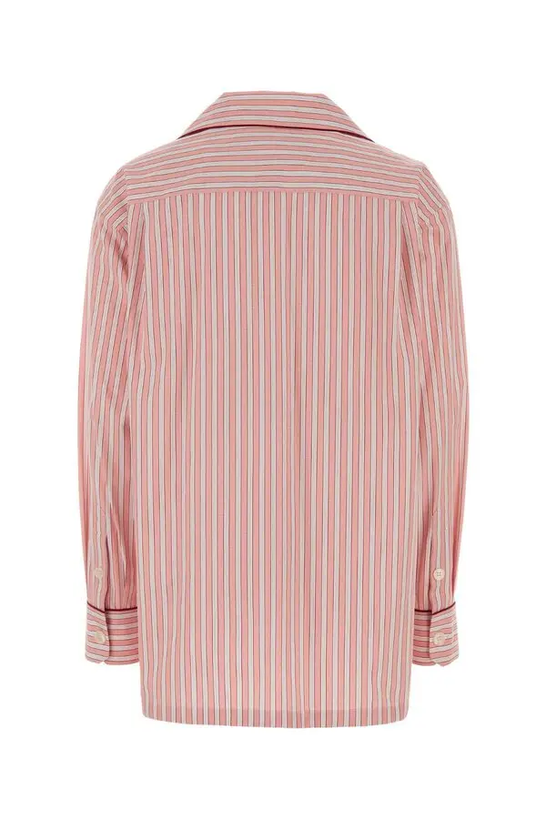 Dolce & Gabbana Embroidered Poplin Oversize Shirt - Multicolor