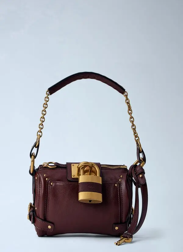 Chloé Small Paddington Chain Shoulder Bag - Black