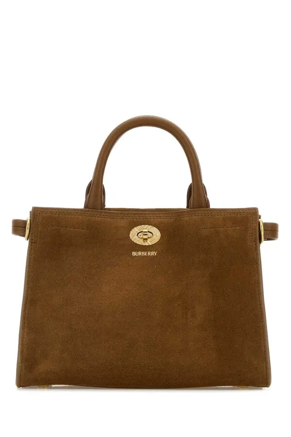 Burberry Suede Mini Cotswolds Handbag