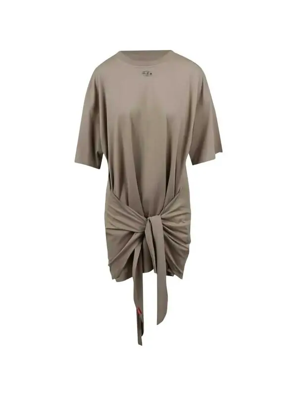 DIESEL® D-eivor Short Dress With Knot Detail - Gray