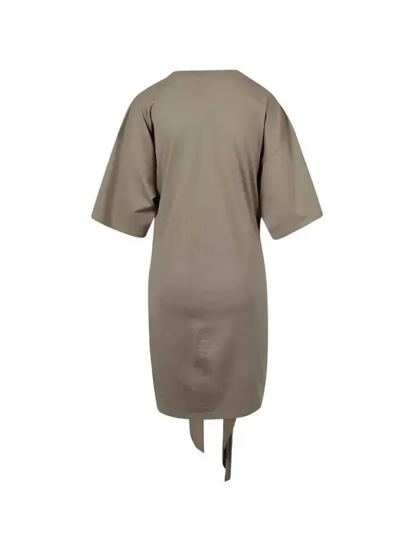 DIESEL® D-eivor Short Dress With Knot Detail - Gray