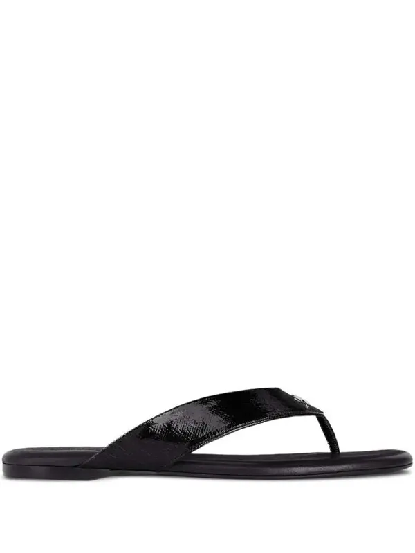 COURREGES R" Logo Slide Sandals