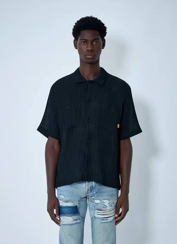 GALLERY DEPT. Pleated Shirt - Black