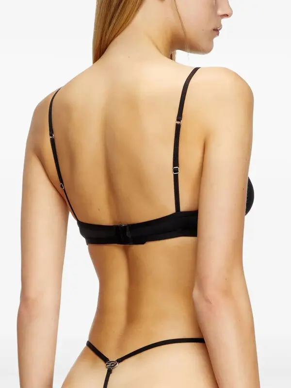 DIESEL® Luna Bra With D-logo Plaque