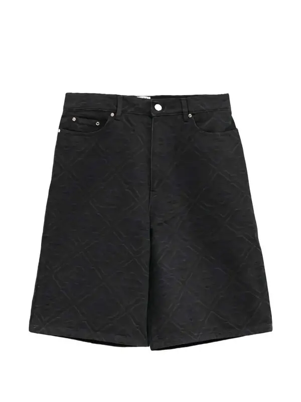 Casablanca Floral Shorts - Black
