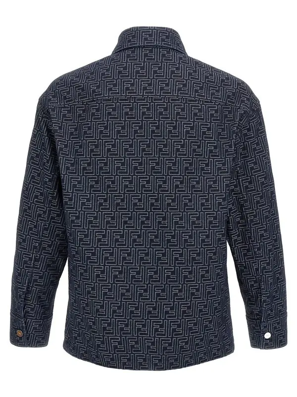 Fendi Overshirt Denim Ff