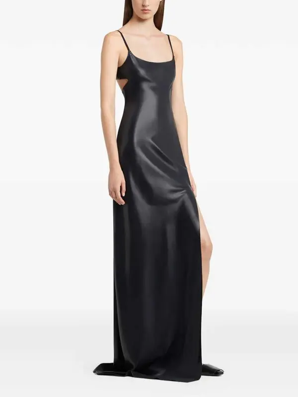 COURREGES Long Dress With Cut-out Detail
