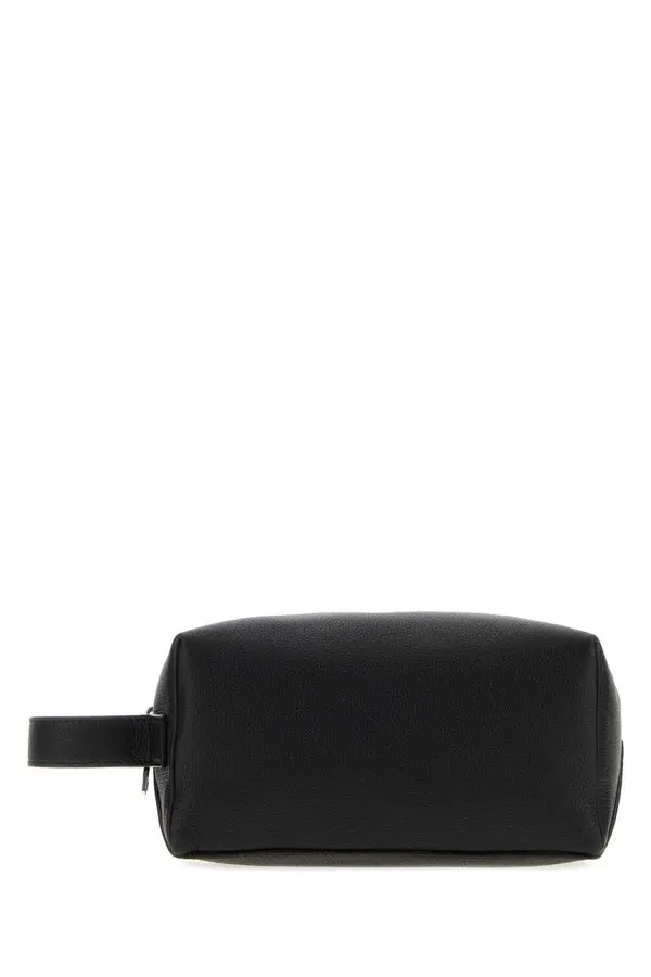 Fendi Leather Lui Beauty Case - Black