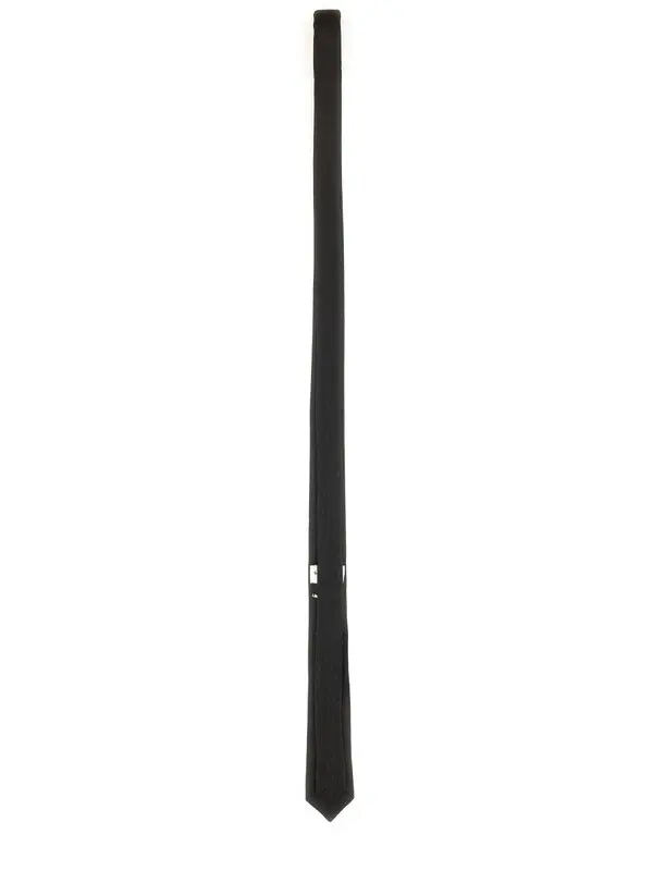 Saint Laurent Monogram Thin Jacquard Neck Tie