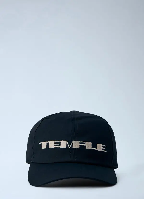 Rick Owens Embroidered Logo Cap - Black