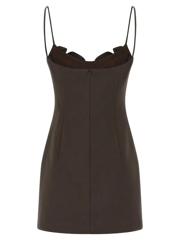 Magda Butrym Mini Dress With Sculptural Detail